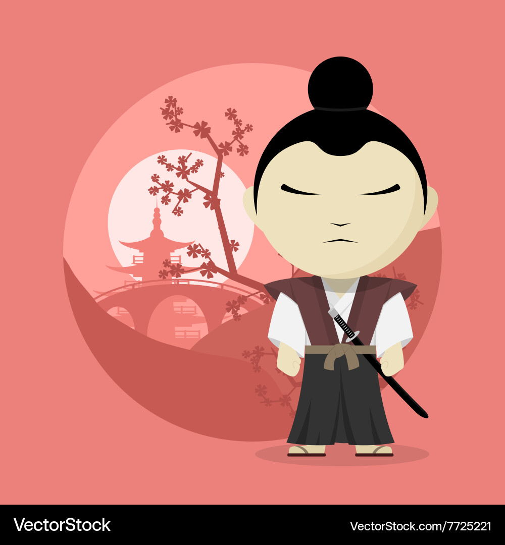 Samurai Royalty Free Vector Image - VectorStock