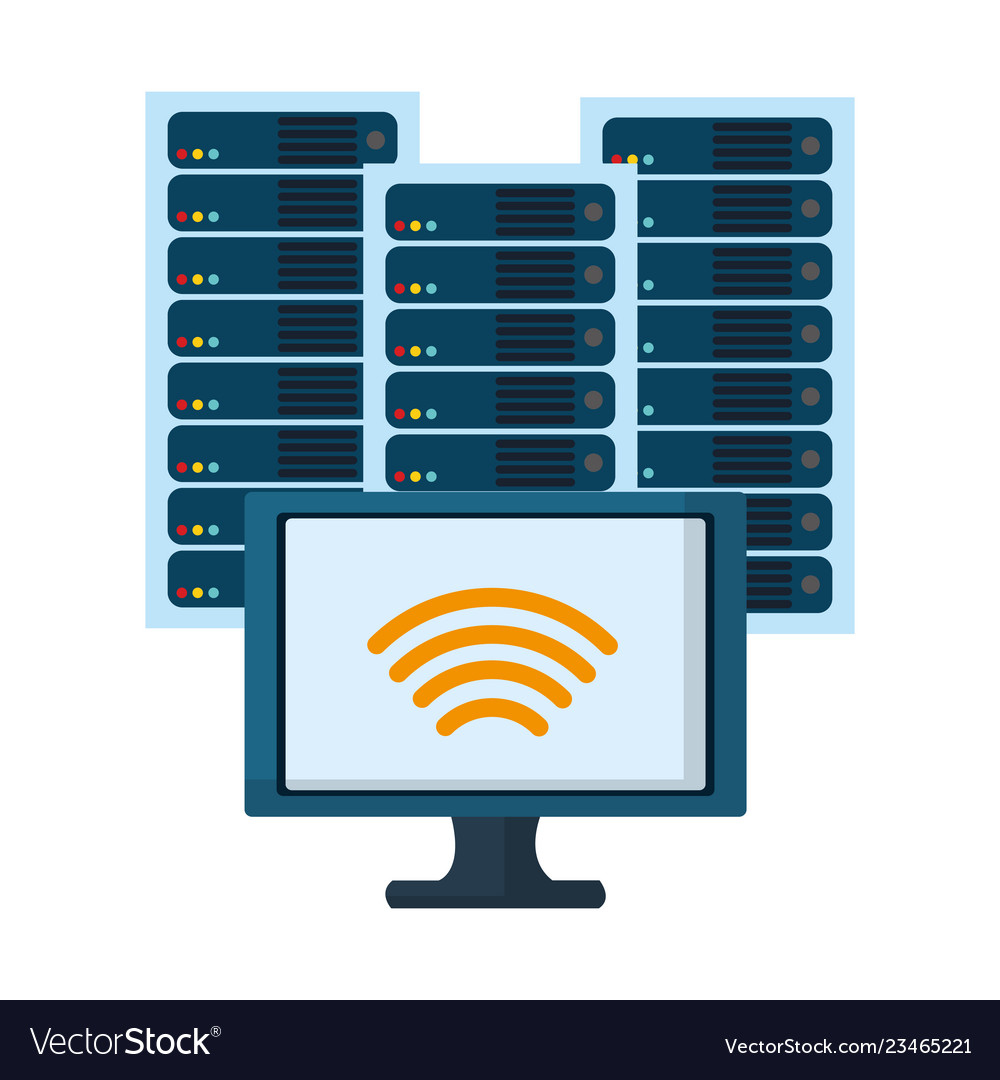 Technology computing cartoon Royalty Free Vector Image