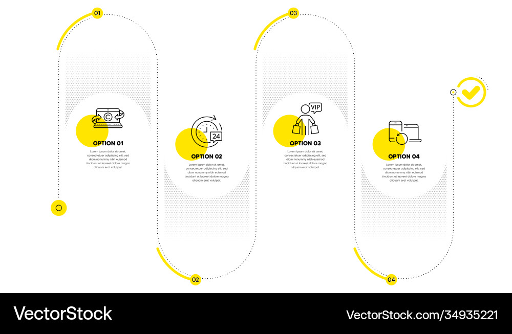 Vip shopping 24h delivery and copywriting Vector Image