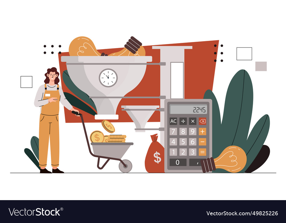 Business ideas monetization concept Royalty Free Vector Business ideas monetization concept Royalty Free Vector
