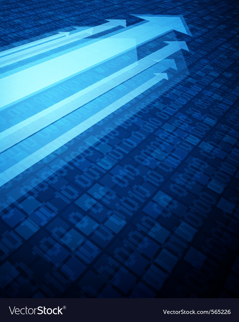 Graph arrows background Royalty Free Vector Image