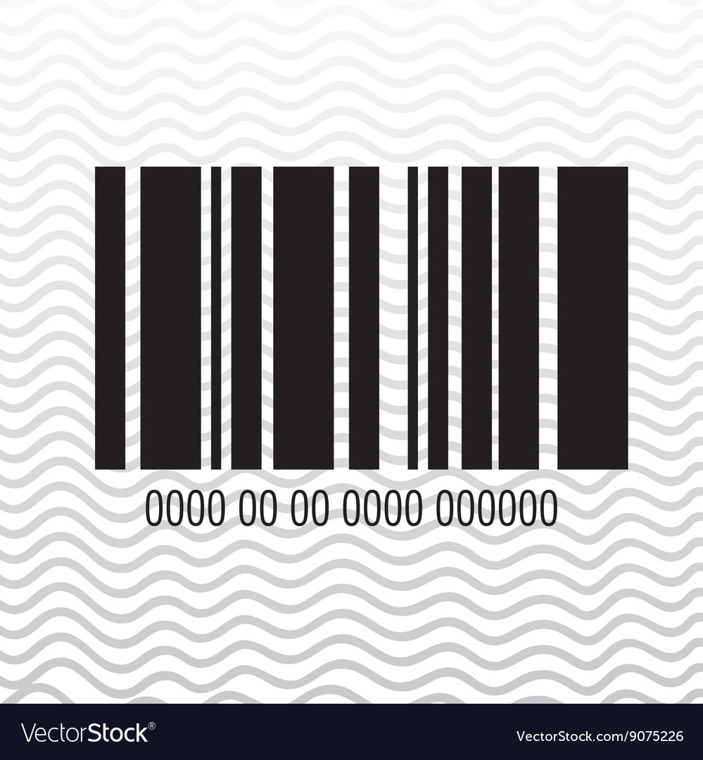 Product identification code design Royalty Free Vector Image