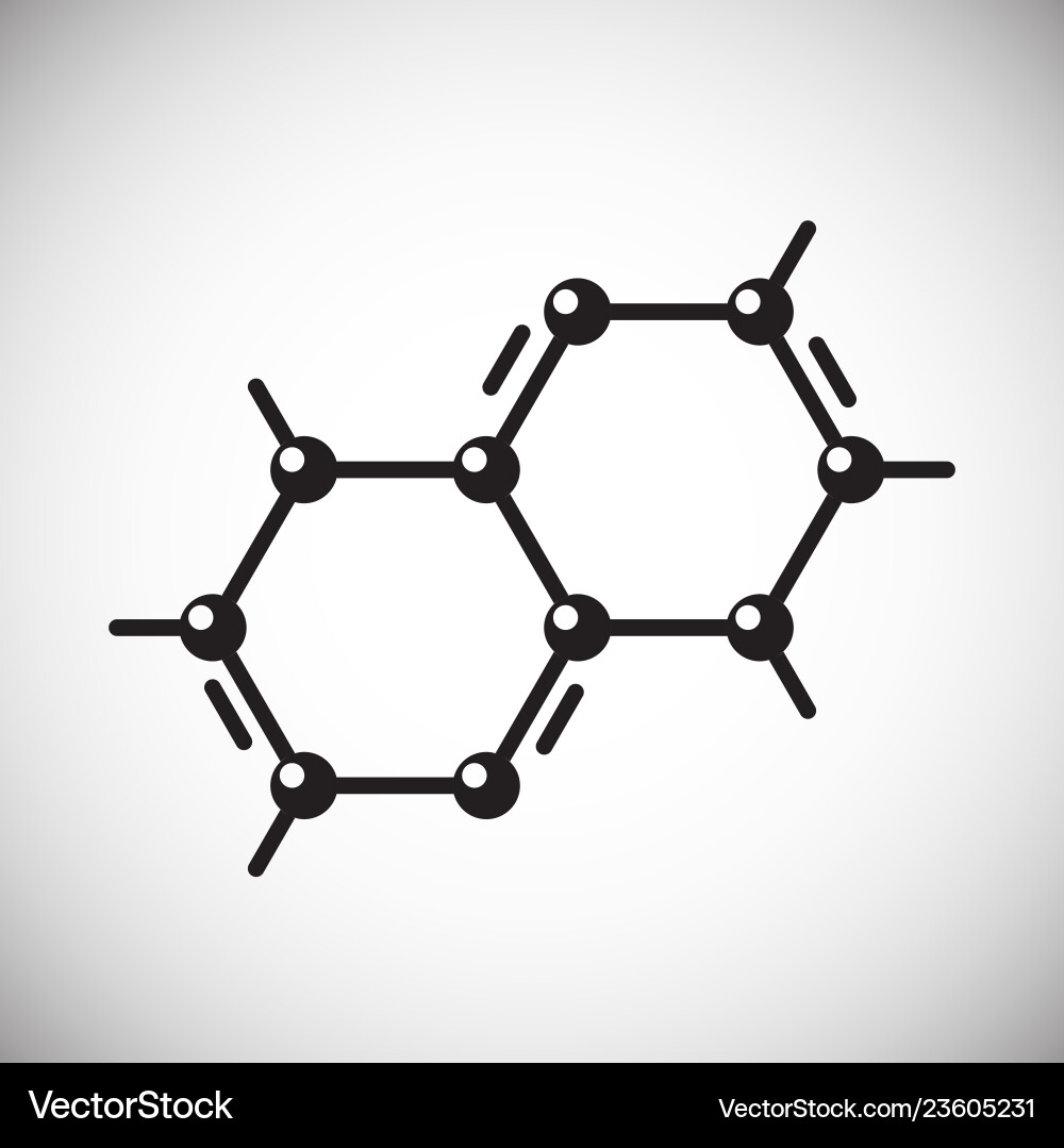 Chemistry icon on white background for graphic Vector Image