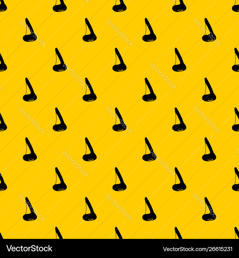 Nose side view pattern Royalty Free Vector Image