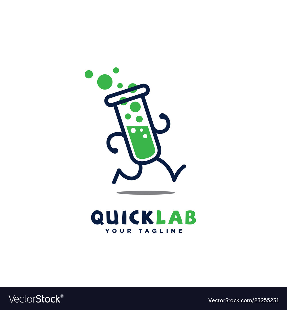 Quick lab Royalty Free Vector Image - VectorStock