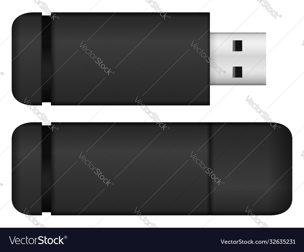 Usb flash drive Royalty Free Vector Image - VectorStock