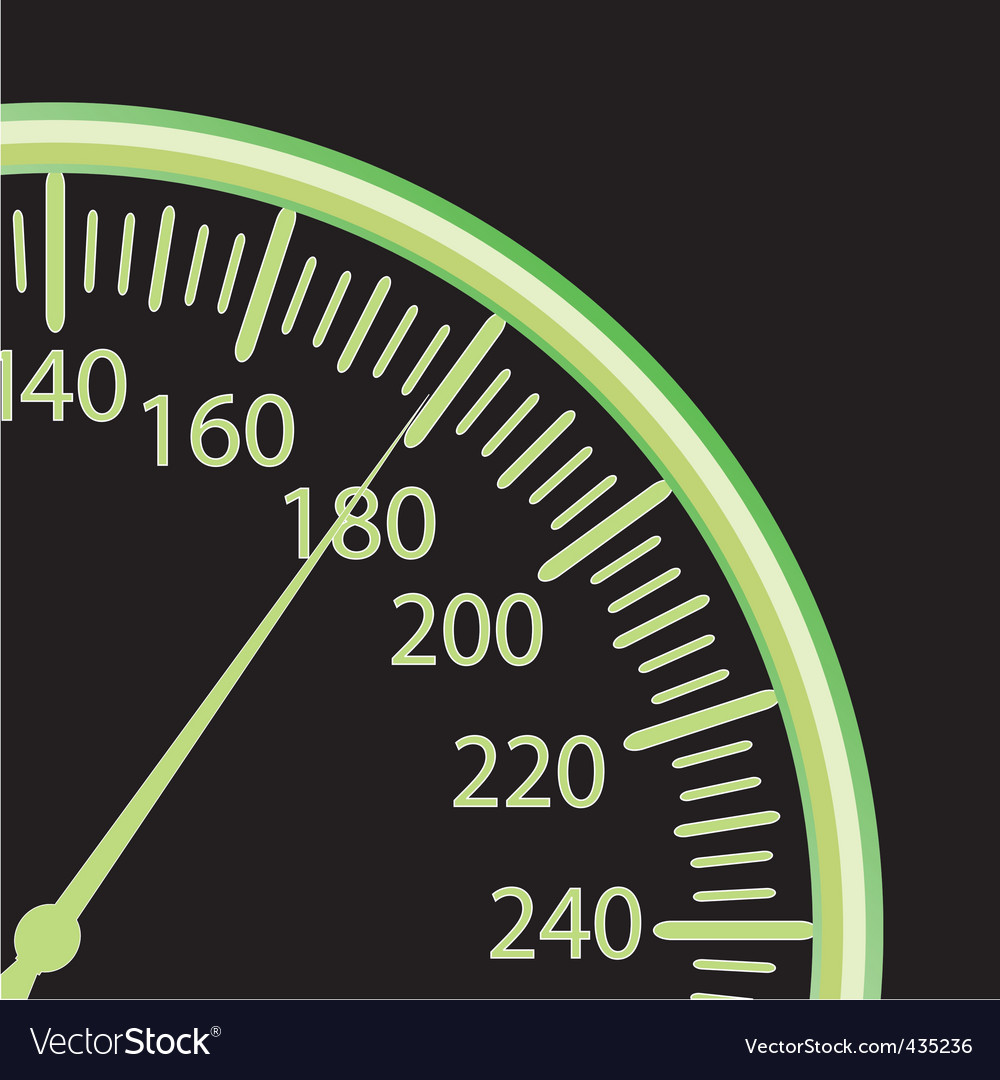 A speedometer Royalty Free Vector Image - VectorStock