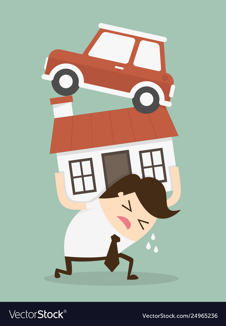 Debt Royalty Free Vector Image - VectorStock