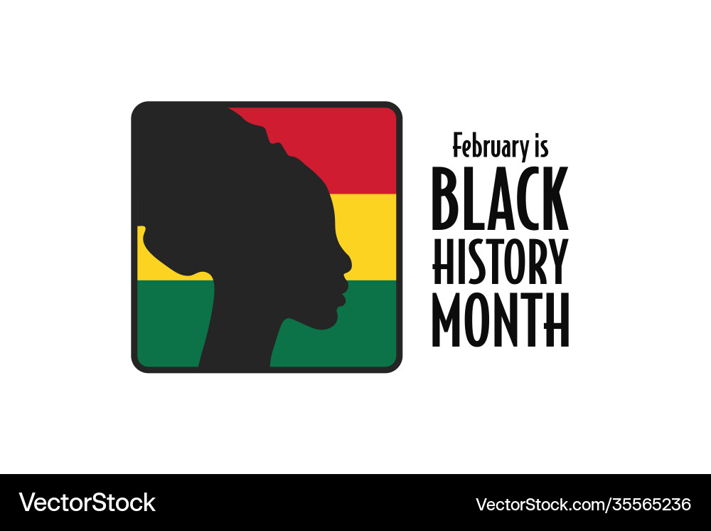 February is national black history month holiday Vector Image