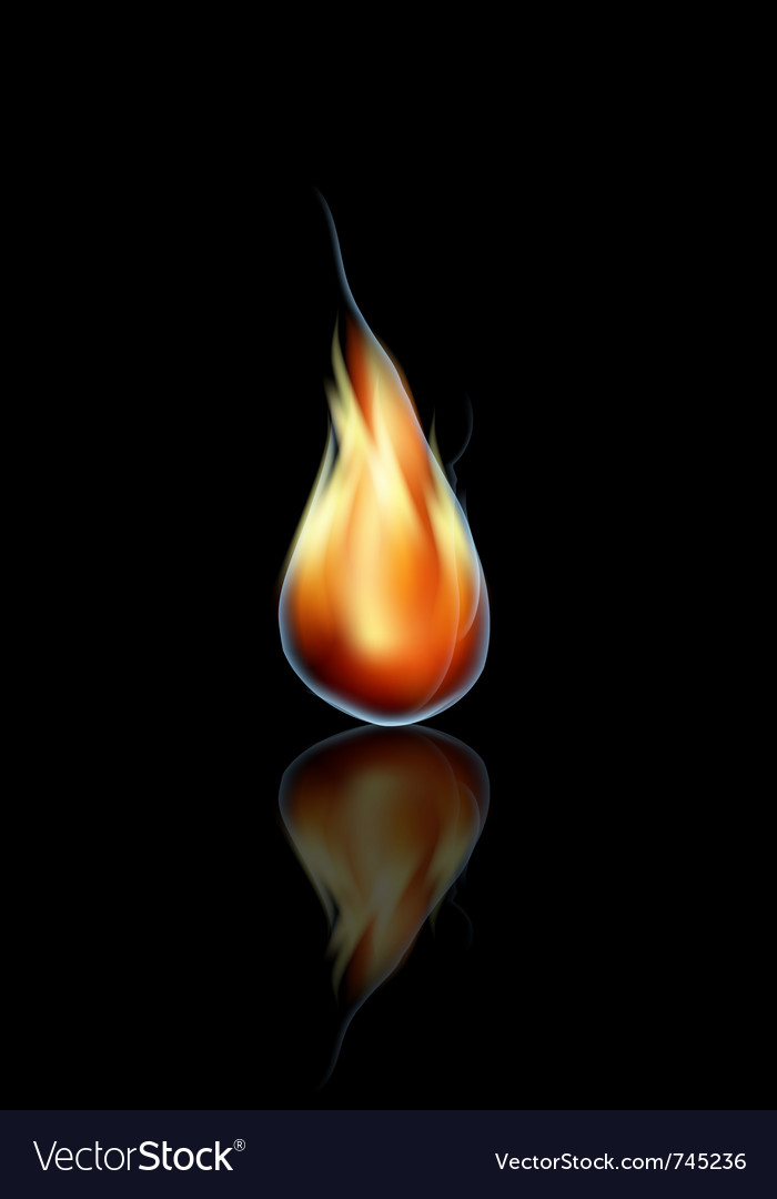 Flame Royalty Free Vector Image - VectorStock