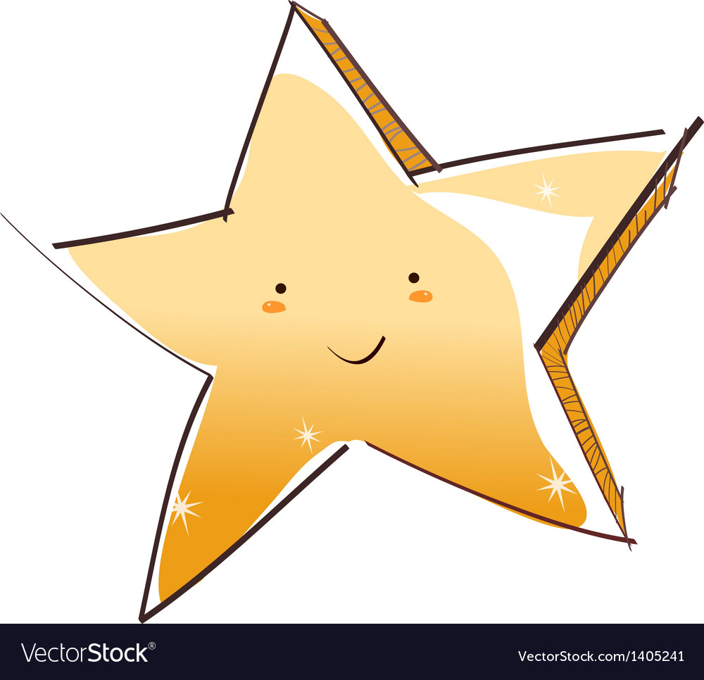 A star Royalty Free Vector Image - VectorStock