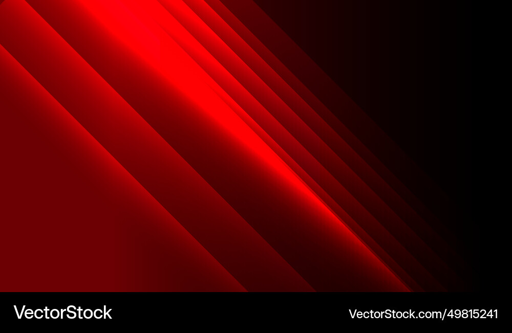 Abstract and shiny red lines wallpaper design Vector Image