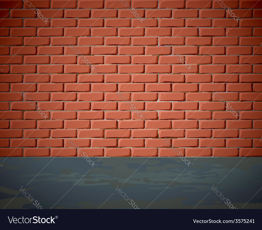 Brick wall Royalty Free Vector Image - VectorStock