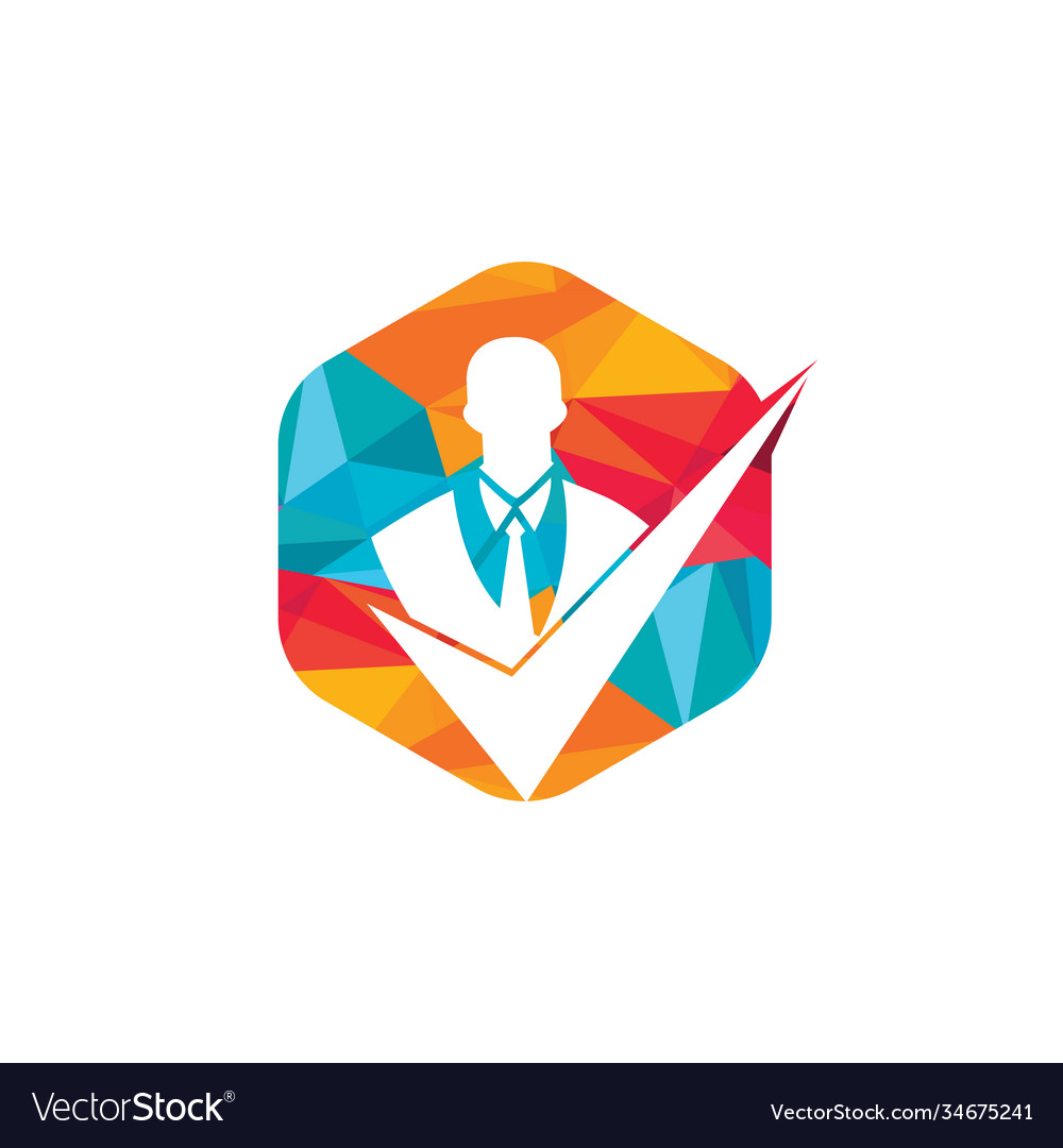 Business solution logo design Royalty Free Vector Image