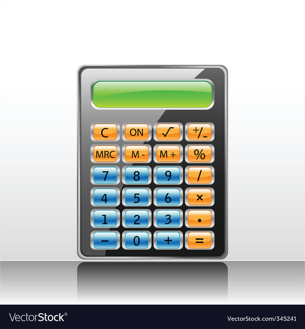Calculator Royalty Free Vector Image - VectorStock