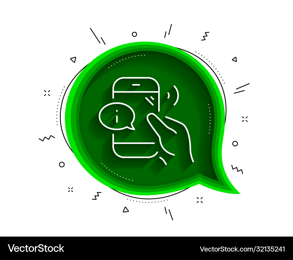 Call center service line icon phone support sign Vector Image