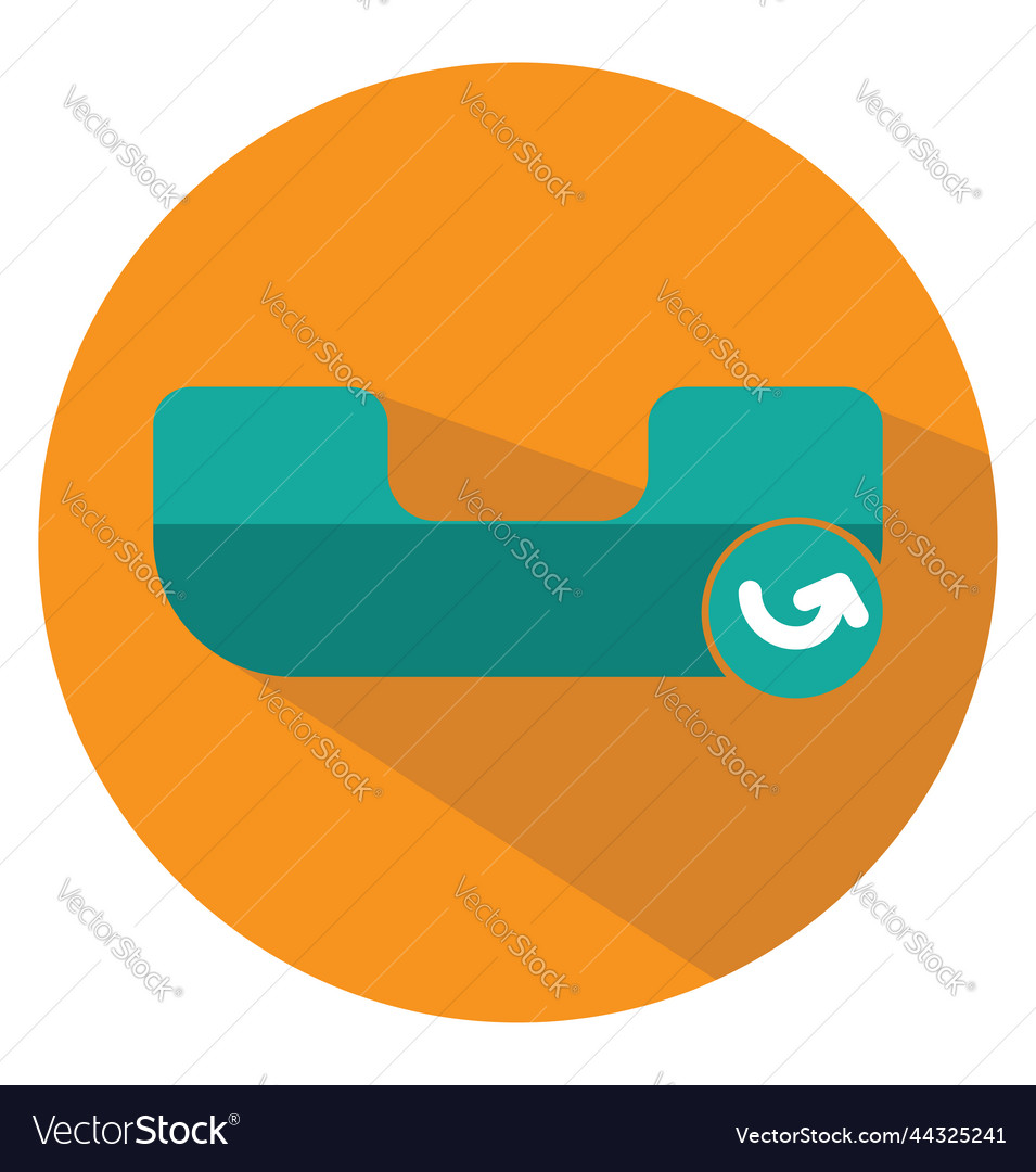 Outgoing call on a white background Royalty Free Vector