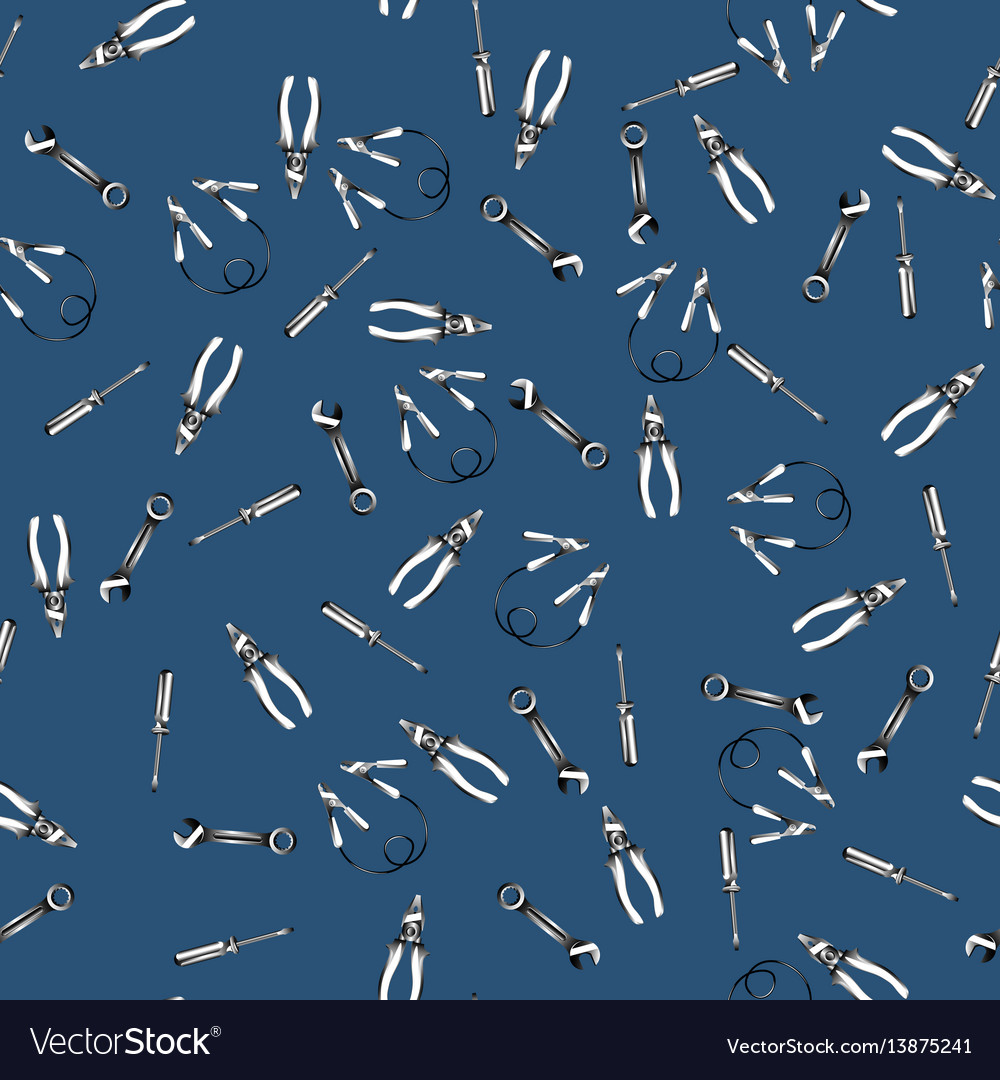 Pattern tools car Royalty Free Vector Image - VectorStock