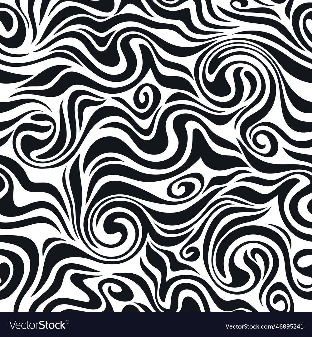 Seamless pattern abstract wave texture Royalty Free Vector