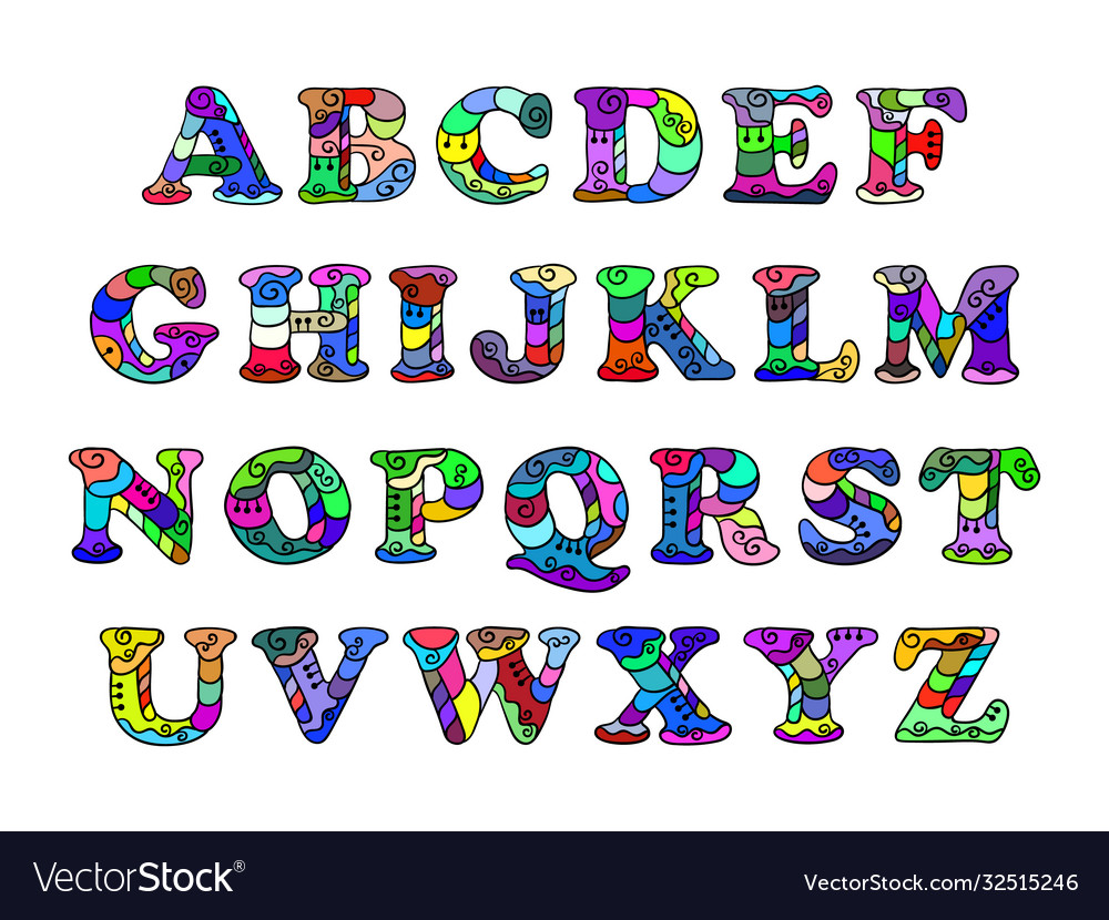 Abc Royalty Free Vector Image - VectorStock