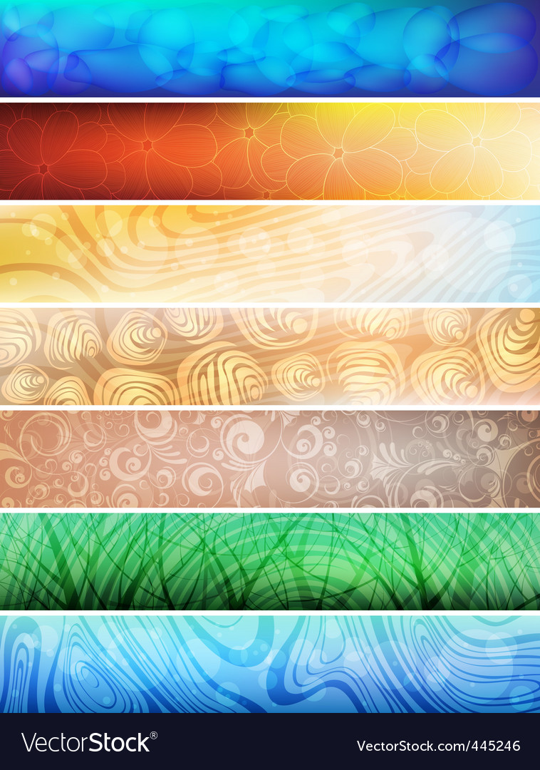 Banners Royalty Free Vector Image - VectorStock