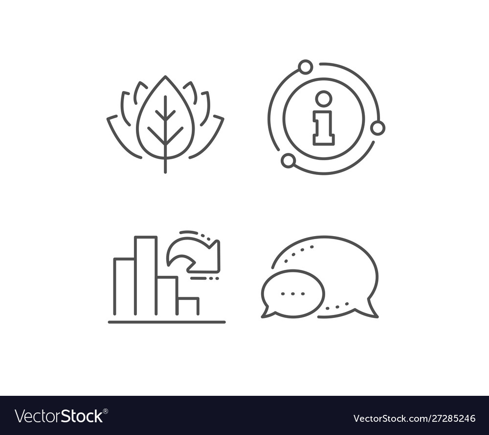 Decreasing graph line icon column chart sign Vector Image