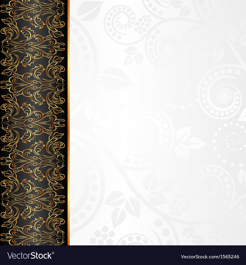 White background Royalty Free Vector Image - VectorStock