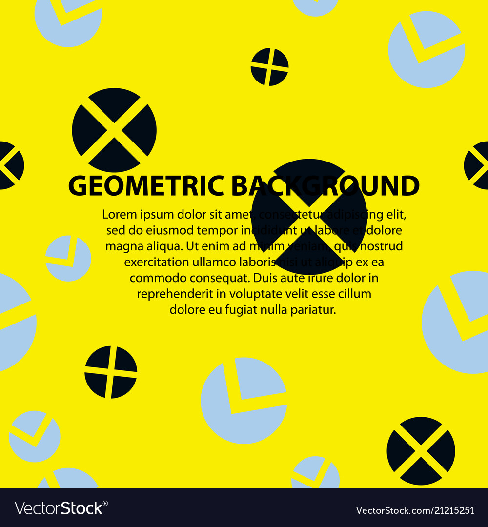 Abstract geometric pattern and background Vector Image