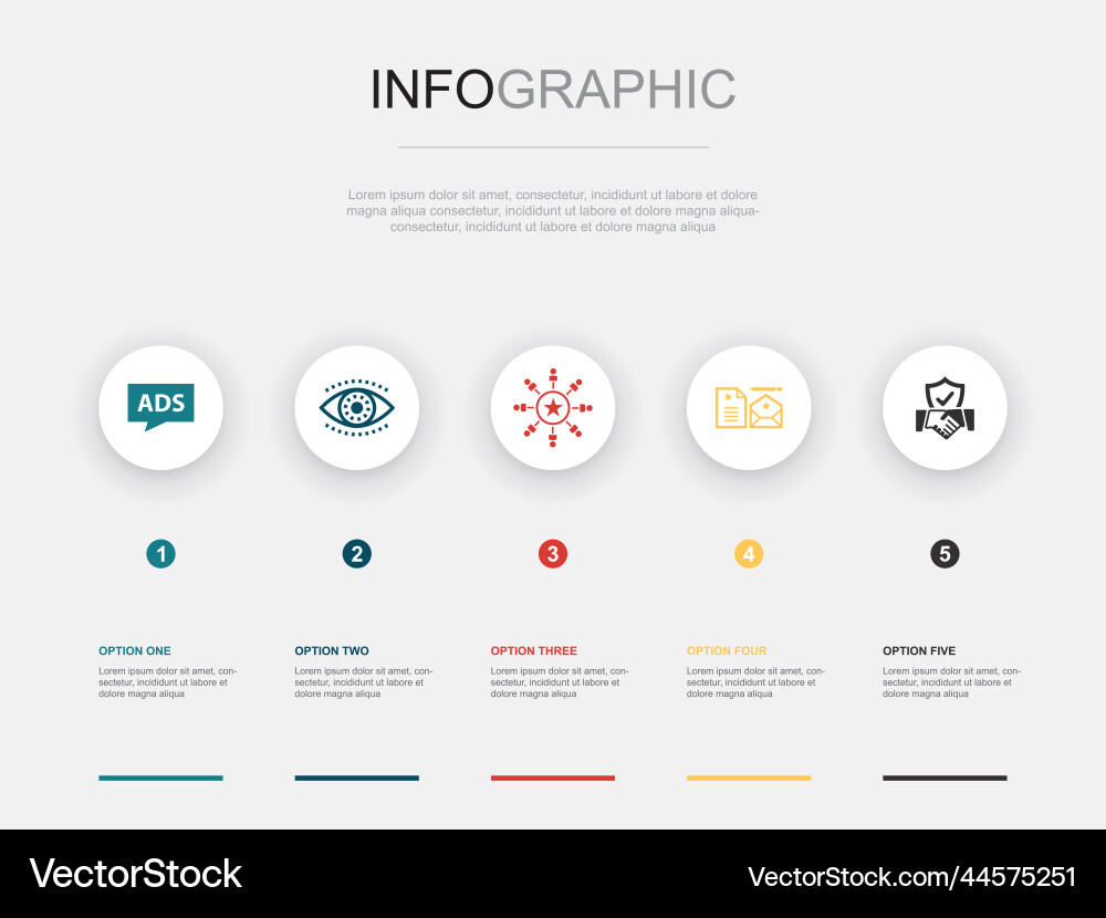 Advertising vision brand awareness corporate Vector Image