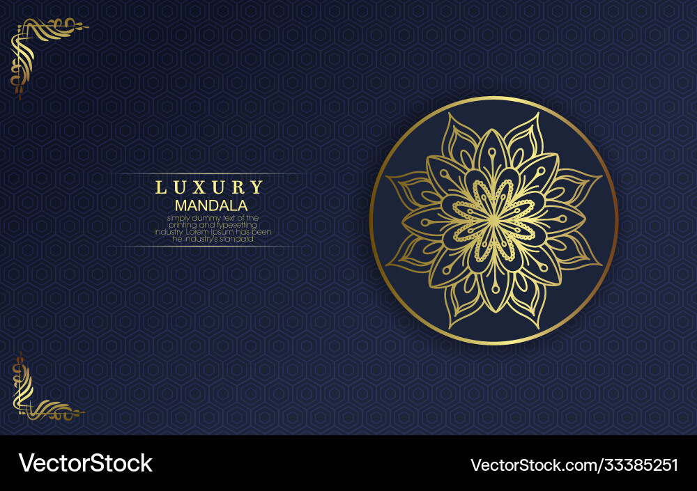 Floral and mandala ornamental decorative frame Vector Image