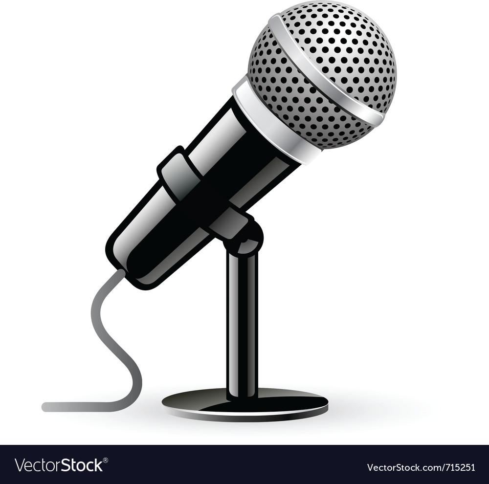 Microphone Royalty Free Vector Image - VectorStock