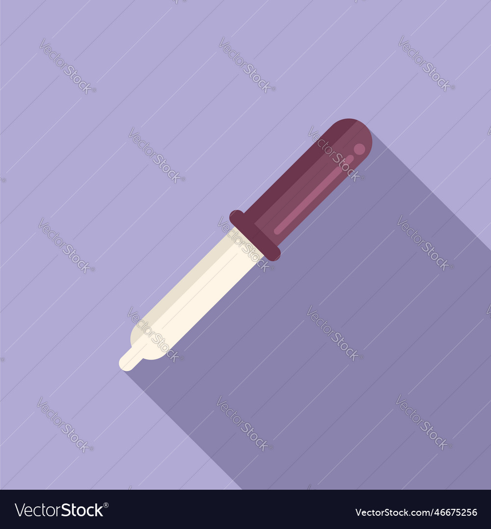 Dropper icon flat shield system Royalty Free Vector Image