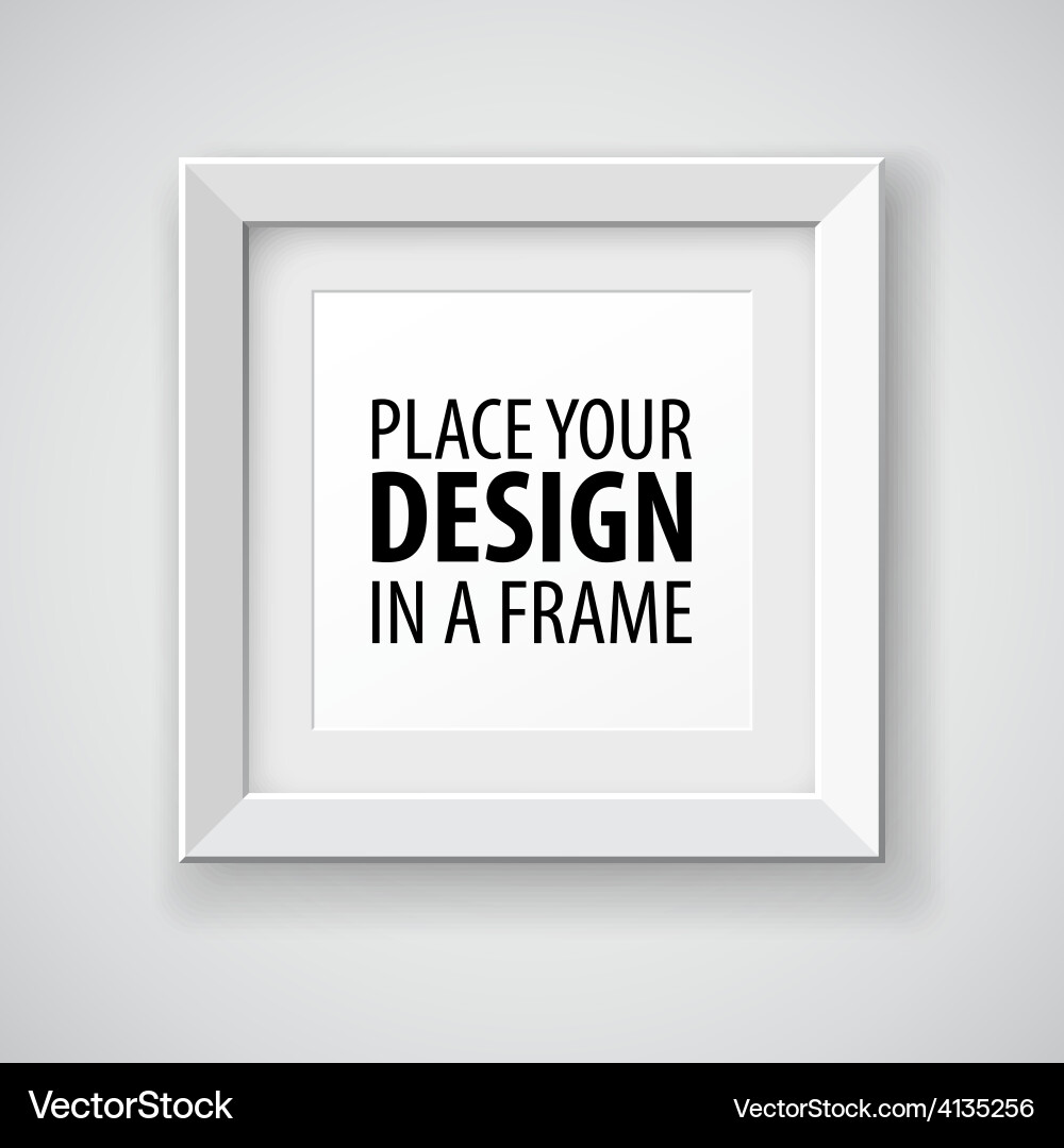 Frame template Royalty Free Vector Image - VectorStock