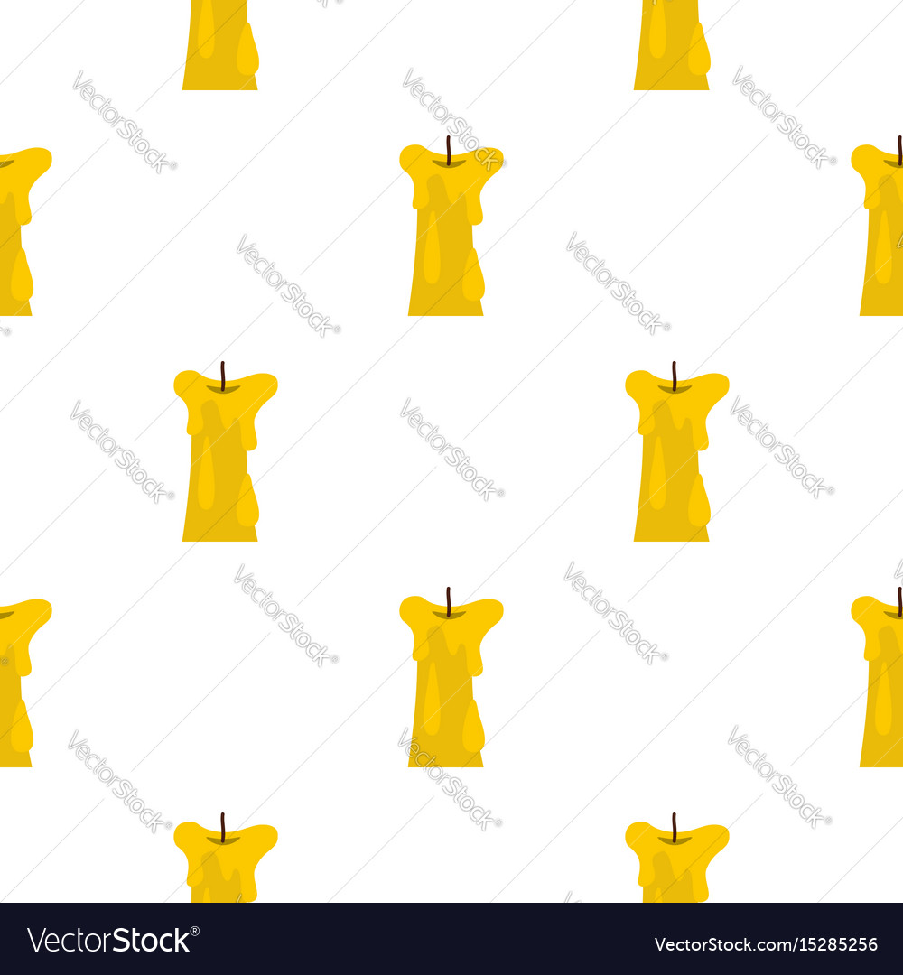 Long candle pattern seamless Royalty Free Vector Image