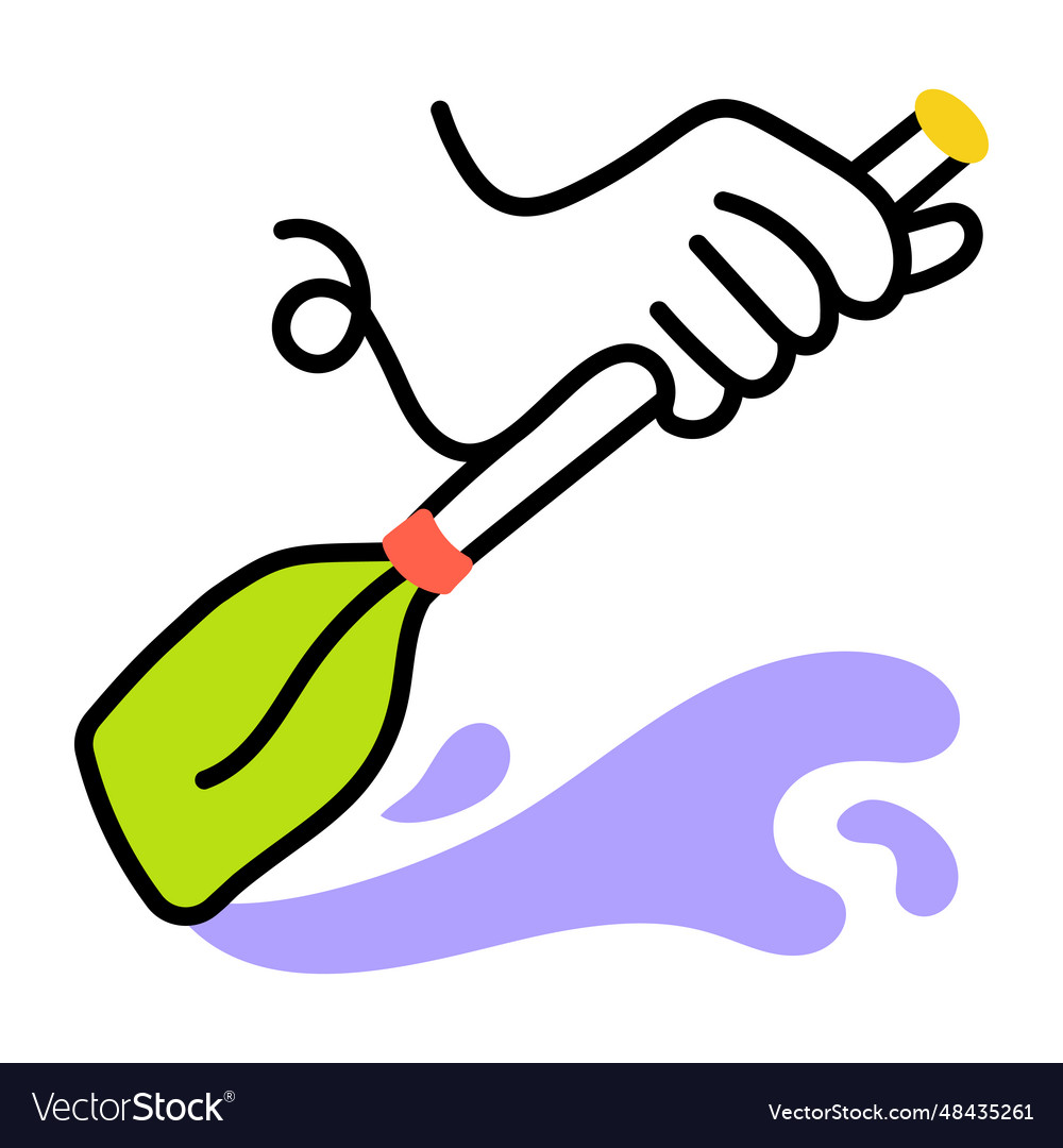 Rowing oar Royalty Free Vector Image - VectorStock