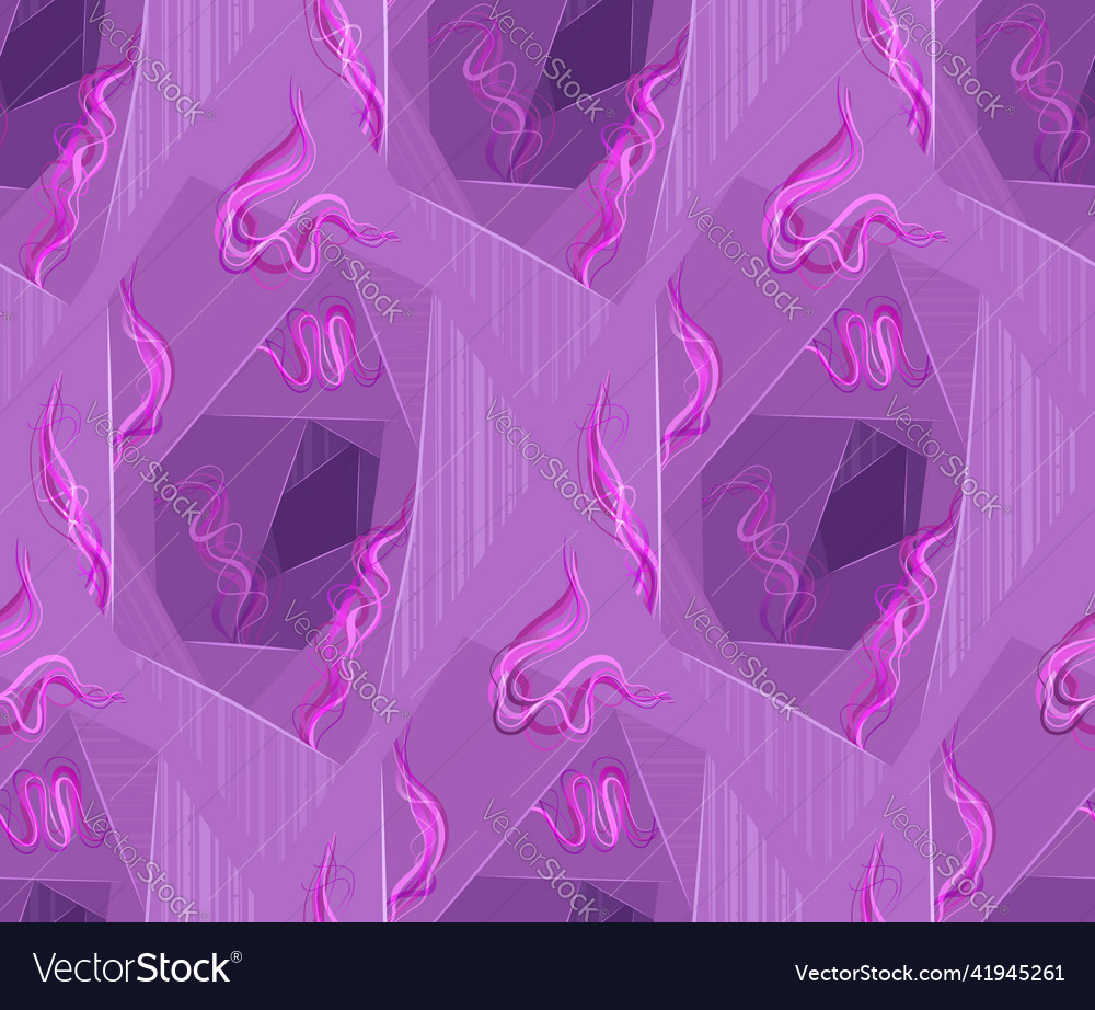 Seamless pattern with neon abstract pattern Vector Image