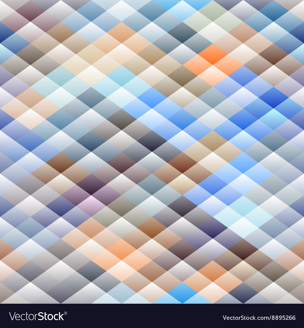 Abstract seamless rhombus pattern Royalty Free Vector Image