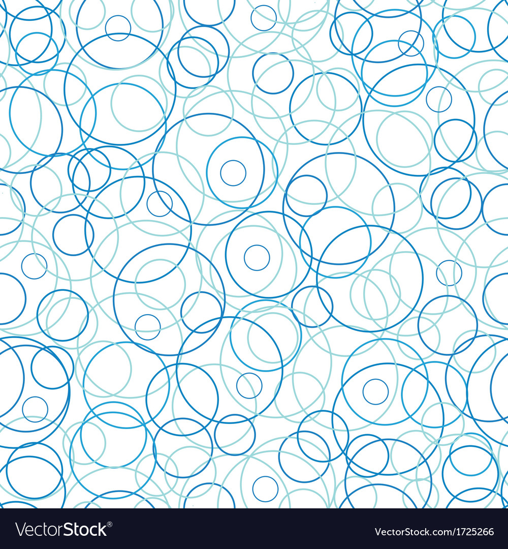 Blue Circle Seamless Pattern Royalty Free Vector Image