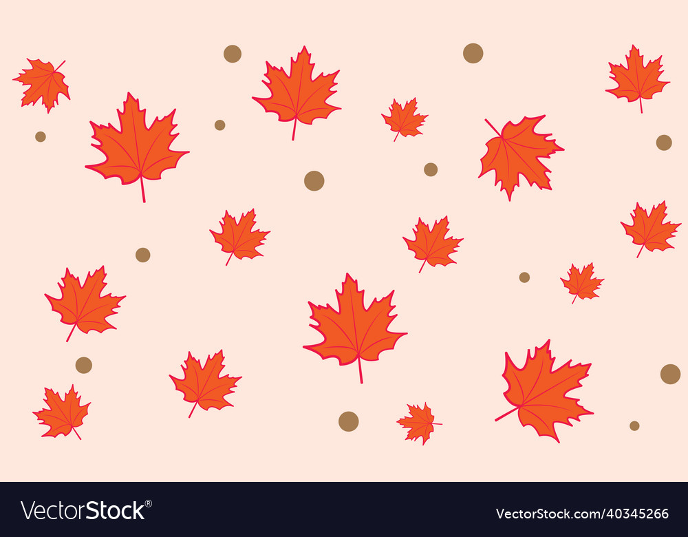 Soft maple leaf maple background Royalty Free Vector Image
