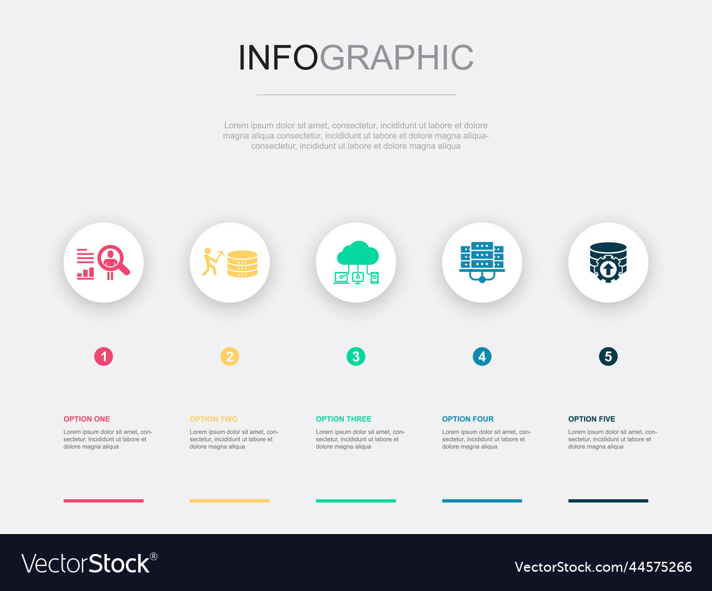 User behavior data mining cloud computing Vector Image