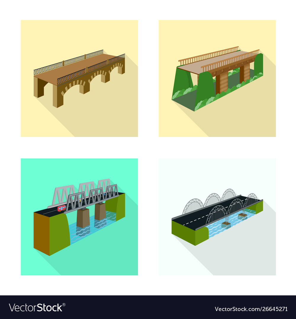 Isolated Object Connection And Design Sign Vector Image