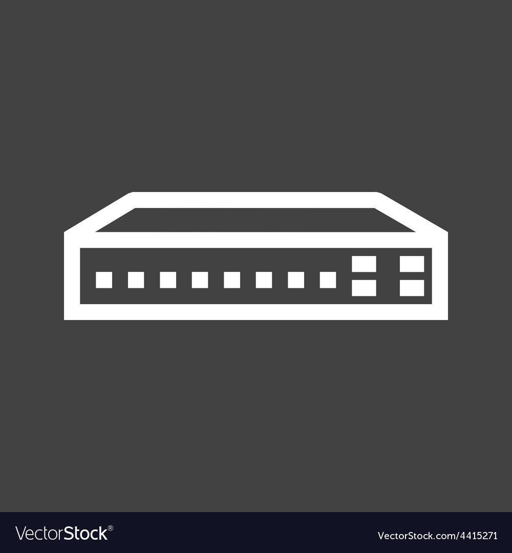 Networking switch Royalty Free Vector Image - VectorStock