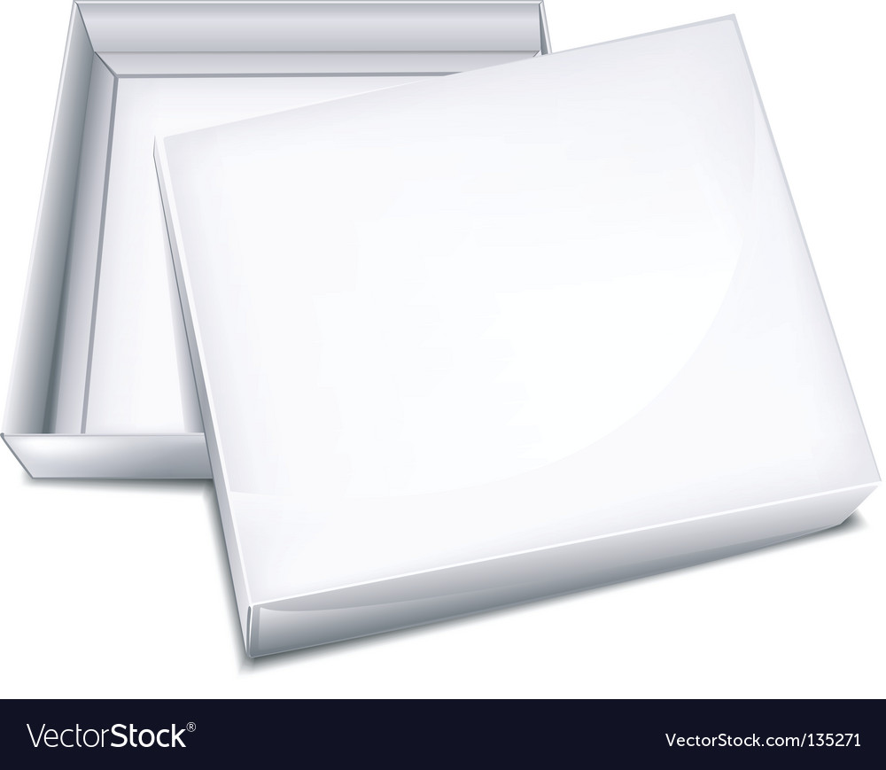 Open box Royalty Free Vector Image - VectorStock
