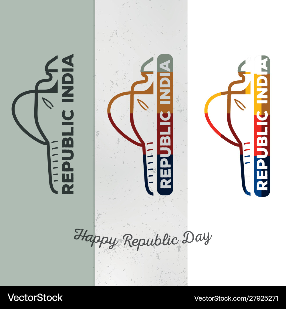 Trendy collection logos indian and Royalty Free Vector Image