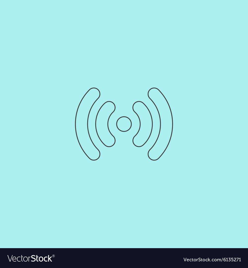 Wi-fi network icon Royalty Free Vector Image - VectorStock