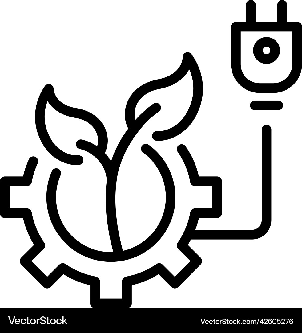 Eco power Royalty Free Vector Image - VectorStock