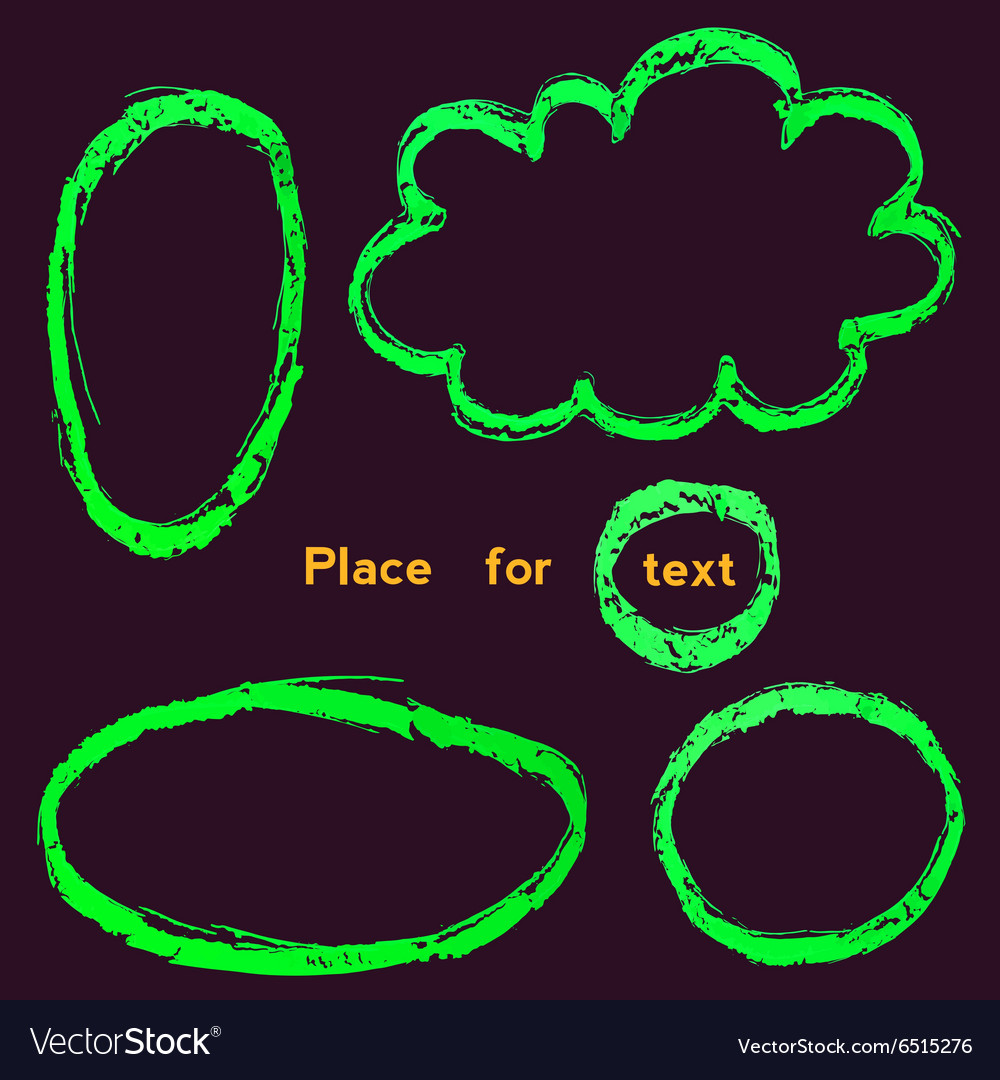 Grunge frames collection Royalty Free Vector Image