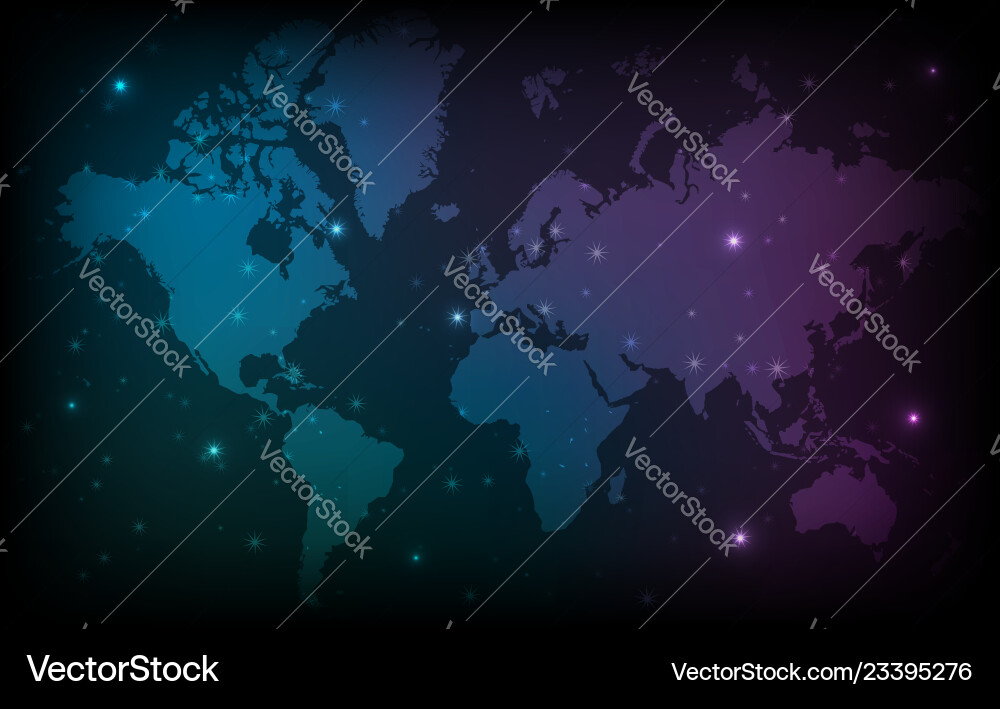 Map of the world abstract background Royalty Free Vector