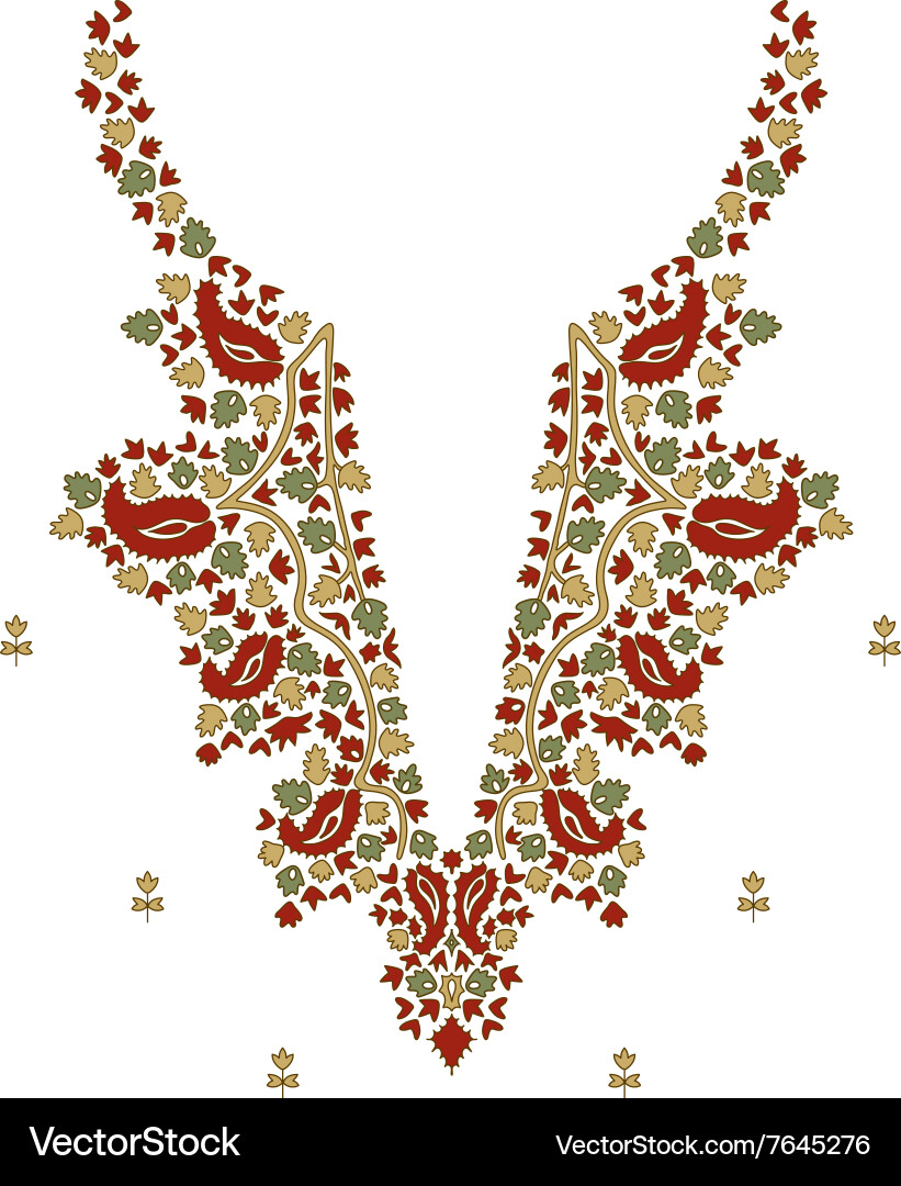 Neckline design fashion Royalty Free Vector Image