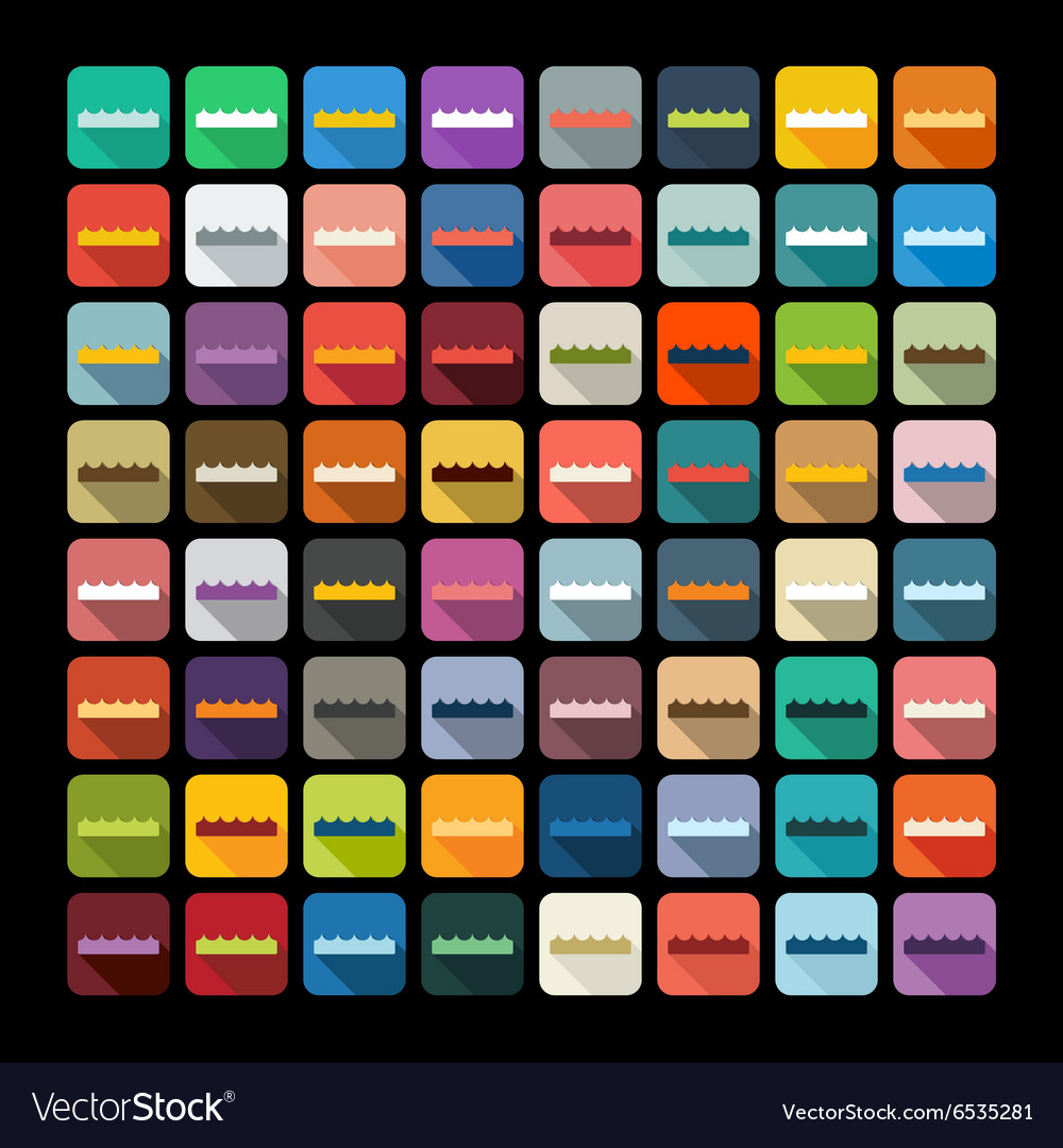 Flat design wave Royalty Free Vector Image - VectorStock